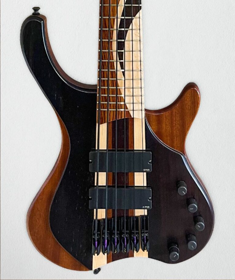 Desert Custom Shop Bass EMG Pickups Exotic Model Features - MGBASS GUITARS