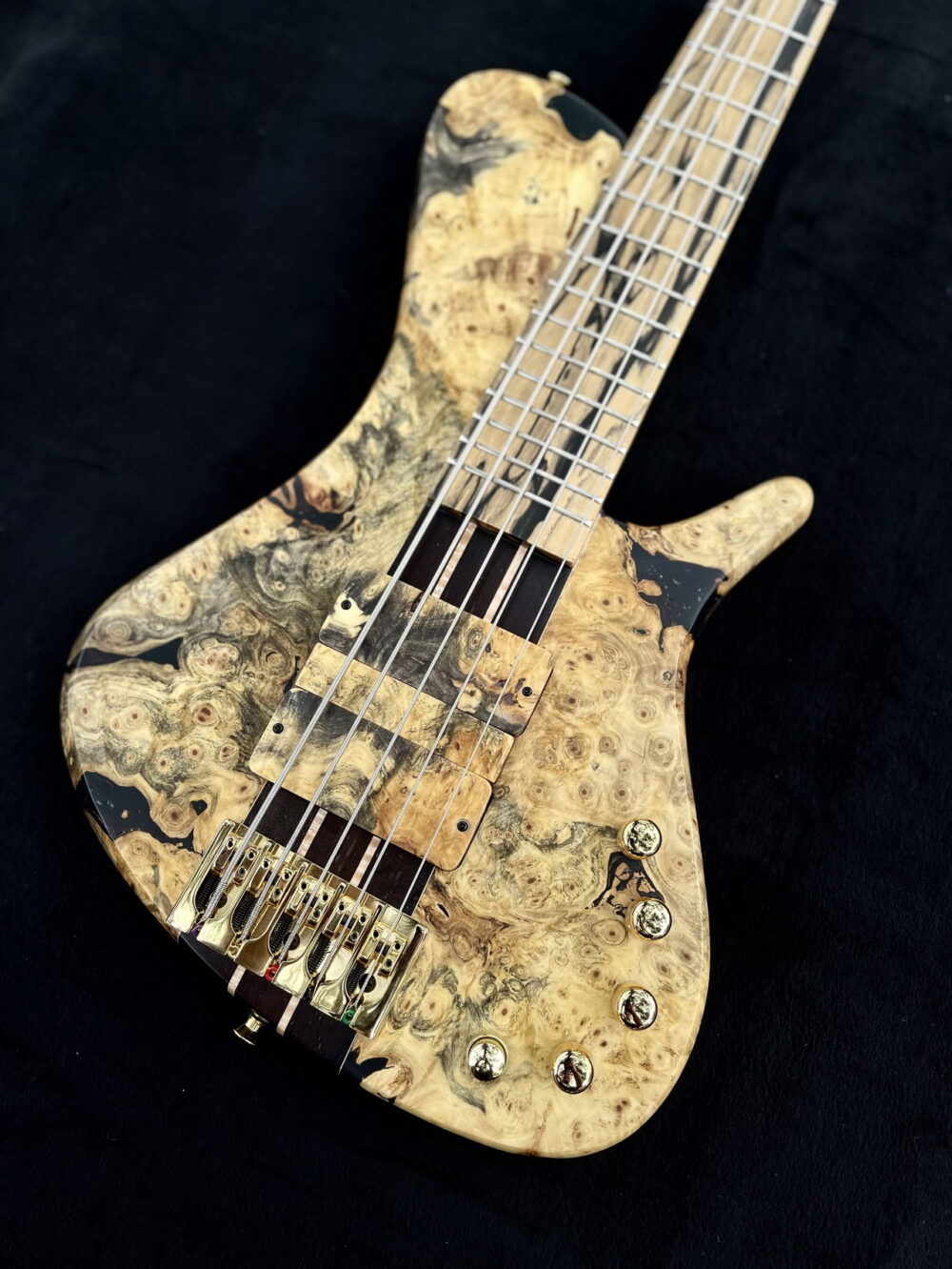 WaveBird Burl Custom – MGBASS GUITARS